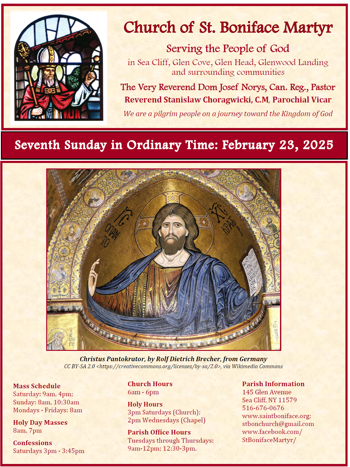 Our Parish Bulletin | St. Boniface Martyr Parish