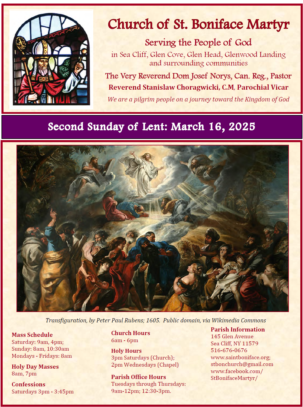 Our Parish Bulletin | St. Boniface Martyr Parish